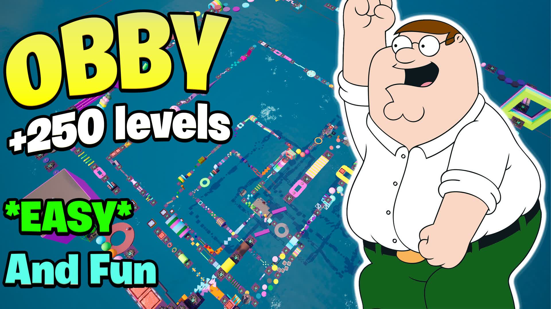 OBBY PARKOUR 250+ LEVELS 6386-0946-8271 by g-xp - Fortnite Creative Map ...