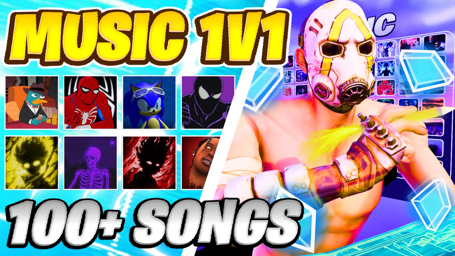 BEST MUSIC 1V1 🎶 [100+ SONGS] 0479-5217-6690 by mogg3r - Fortnite Creative Map Code - Fortnite.GG