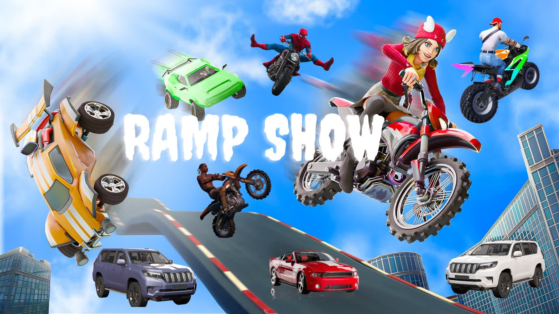 TRIPLE RADICAL RAMP 5261-8019-0306 by tutusil - Fortnite Creative Map ...