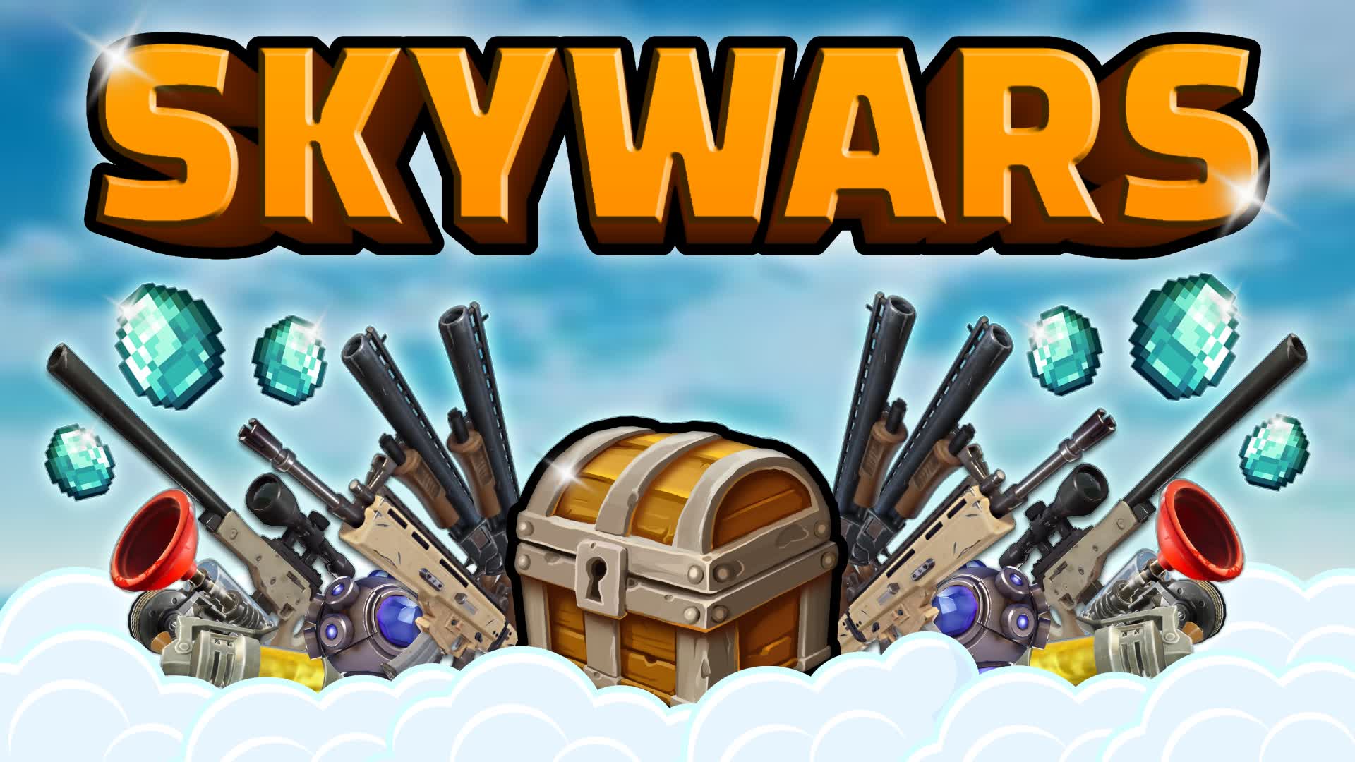 ☁ Skywars ☁ (1215-2122-8415) by 3rb_fn - Fortnite Creative Map - FCHQ.io