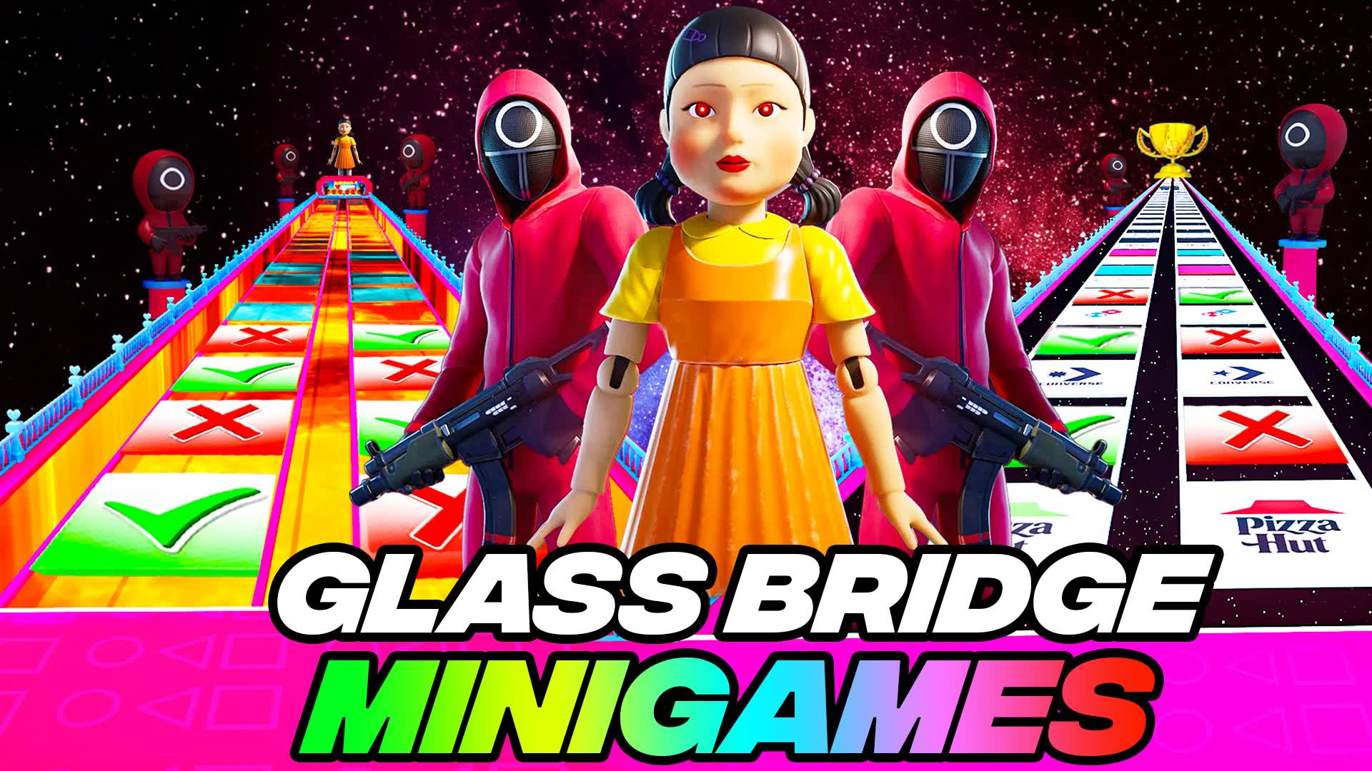 Glass Bridge 10 MiniGames - OCTO GAME 🦑 2700-0851-0161 by homiflow ...