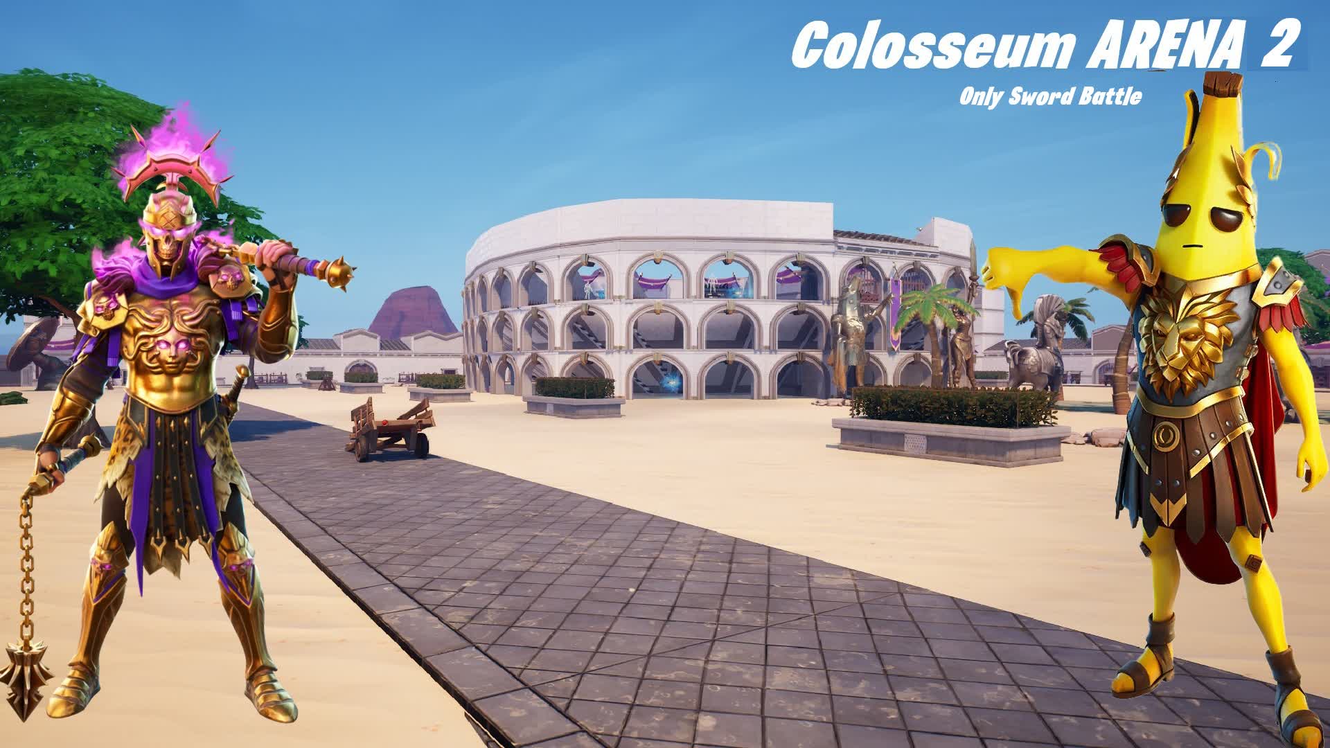 Colosseum 2 (Only Sword Fight) 5720-8083-6778 by hellomi - Fortnite Creative Map Code - Fortnite.GG