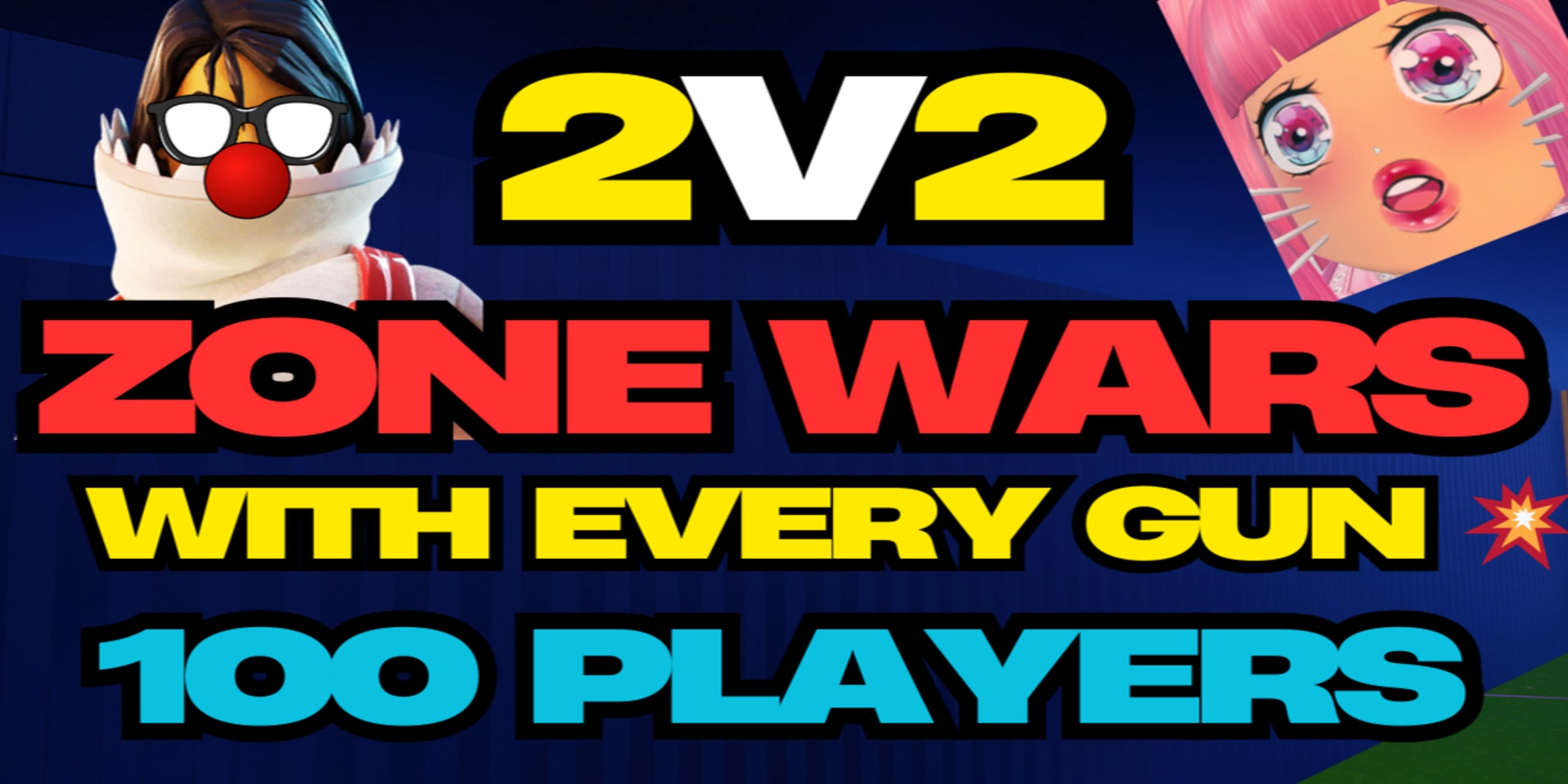 2V2 ZONE WARS WITH EVERY GUN 💥 1701-1673-3688 by dranketito - Fortnite ...