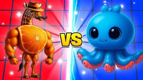 NEW FLOPPER VS SLURP FISH (RVB) 🔴🔵 0798-7584-3344 by jampy - Fortnite