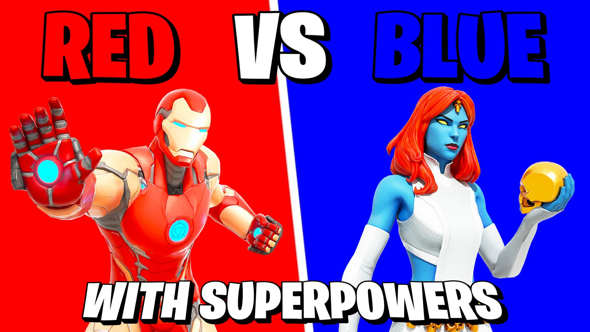 SUPERPOWER RED VS BLUE 🔴🔵 0413-0128-0078 by jaydenw24 - Fortnite ...