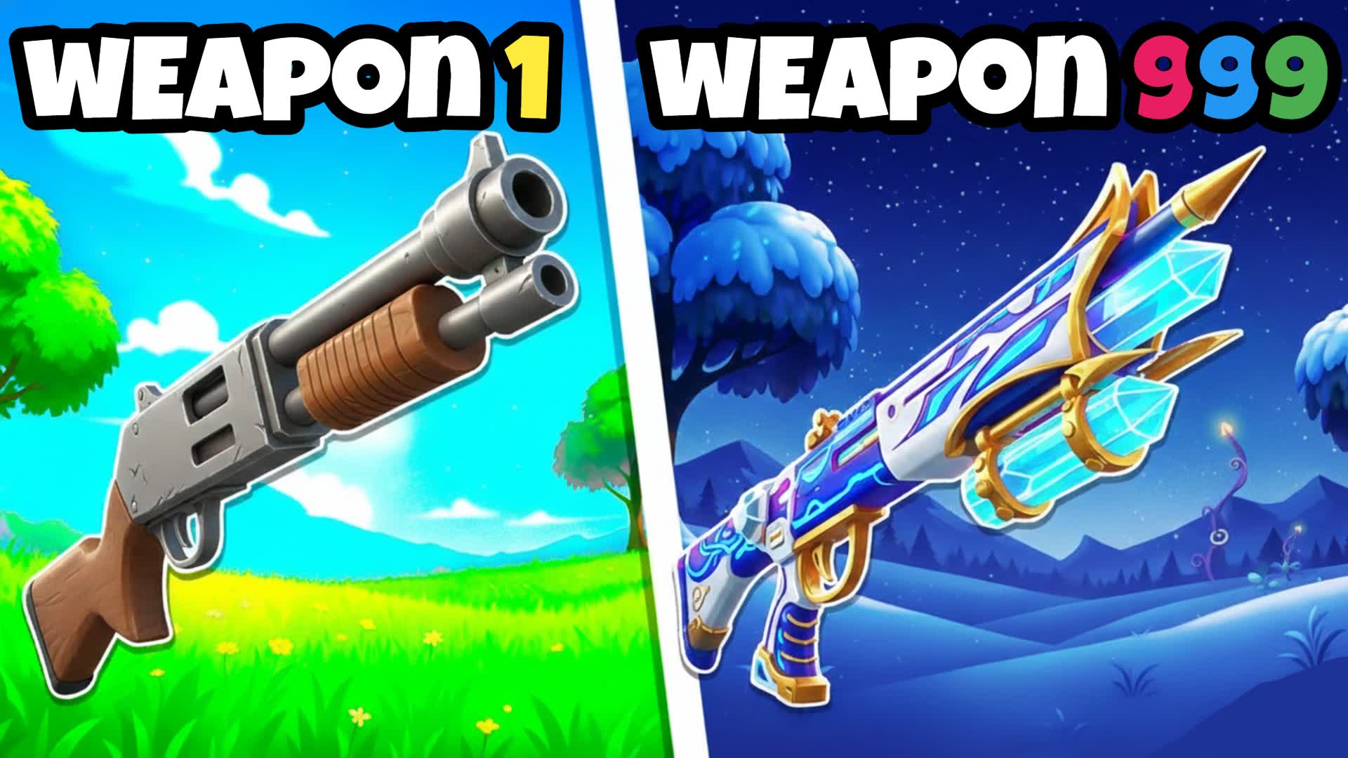 🔫 HYPER GUN GAME 🎯 ONE SHOT 6383-4771-4881 by bluevibe - Fortnite