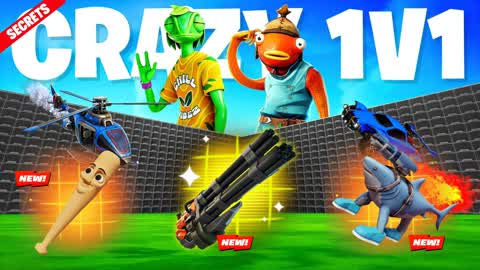 CRAZY 1V1 FFA - ALL GUNS & DRIVE 1415-3349-4979 by solomover - Fortnite Creative Map Code ...