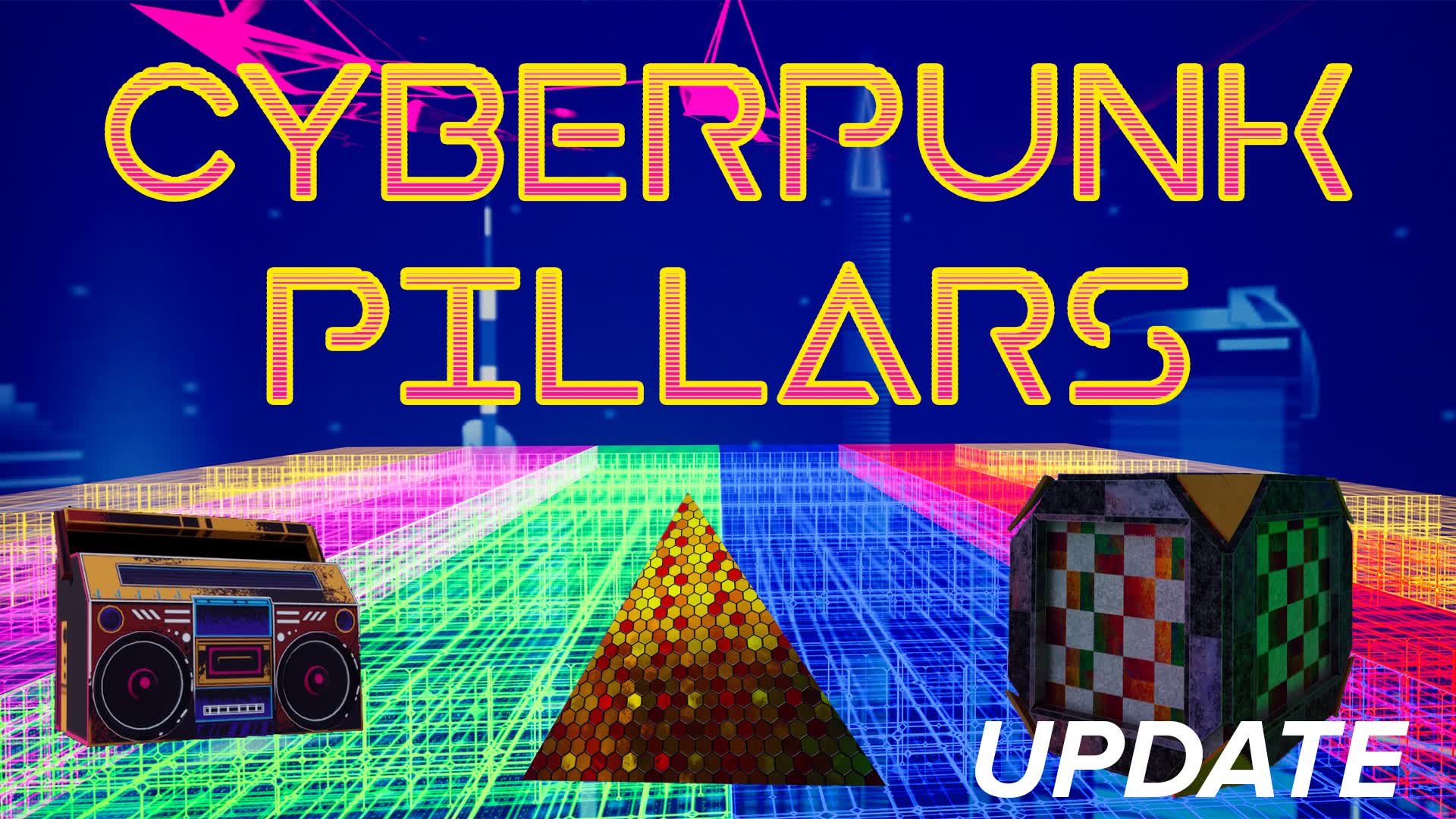 Cyberpunk Pillars 5886-2717-0638 by setarohouse - Fortnite Creative Map ...