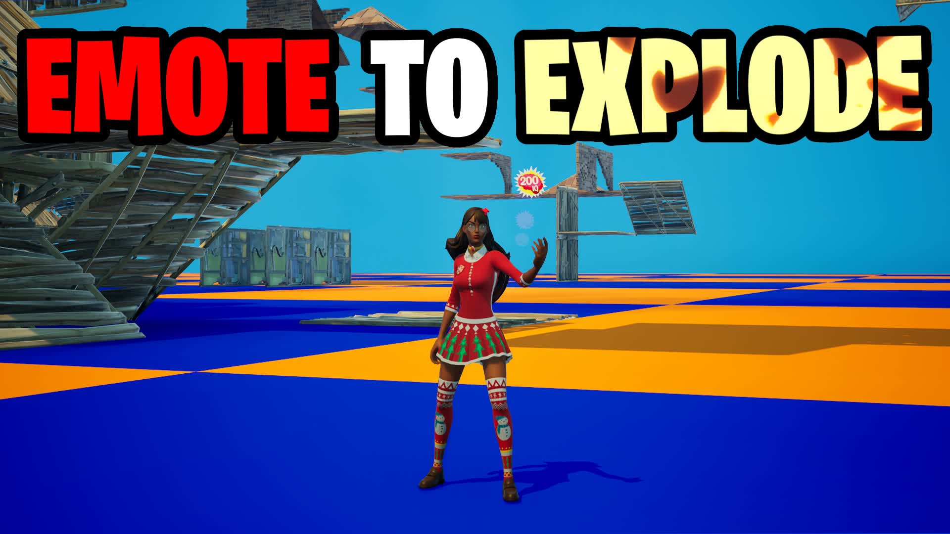 EMOTE TO EXPLODE💥 0354-1608-4737 by schoeby - Fortnite Creative Map ...