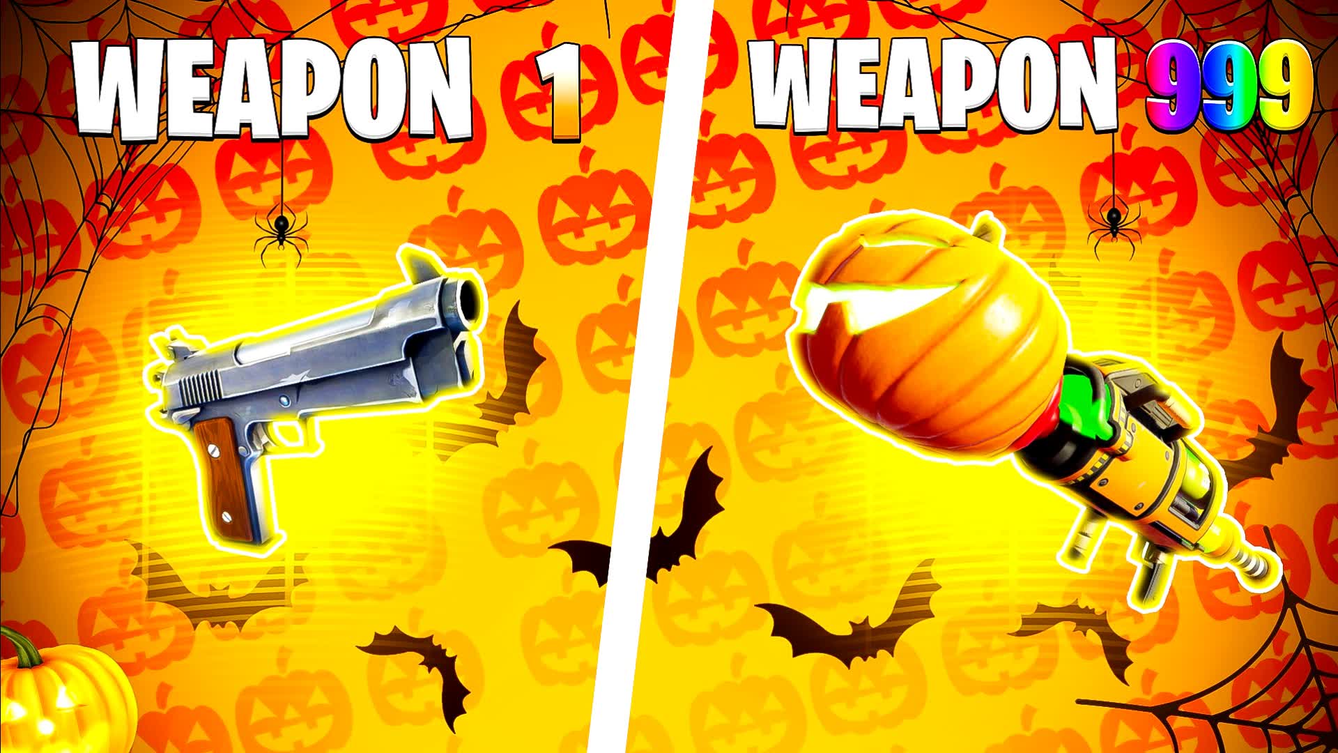 🎃HALLOWEEN GUN GAME🔫ONE SHOT 4372-5022-1484 من ابتكار potsy - Fortnite