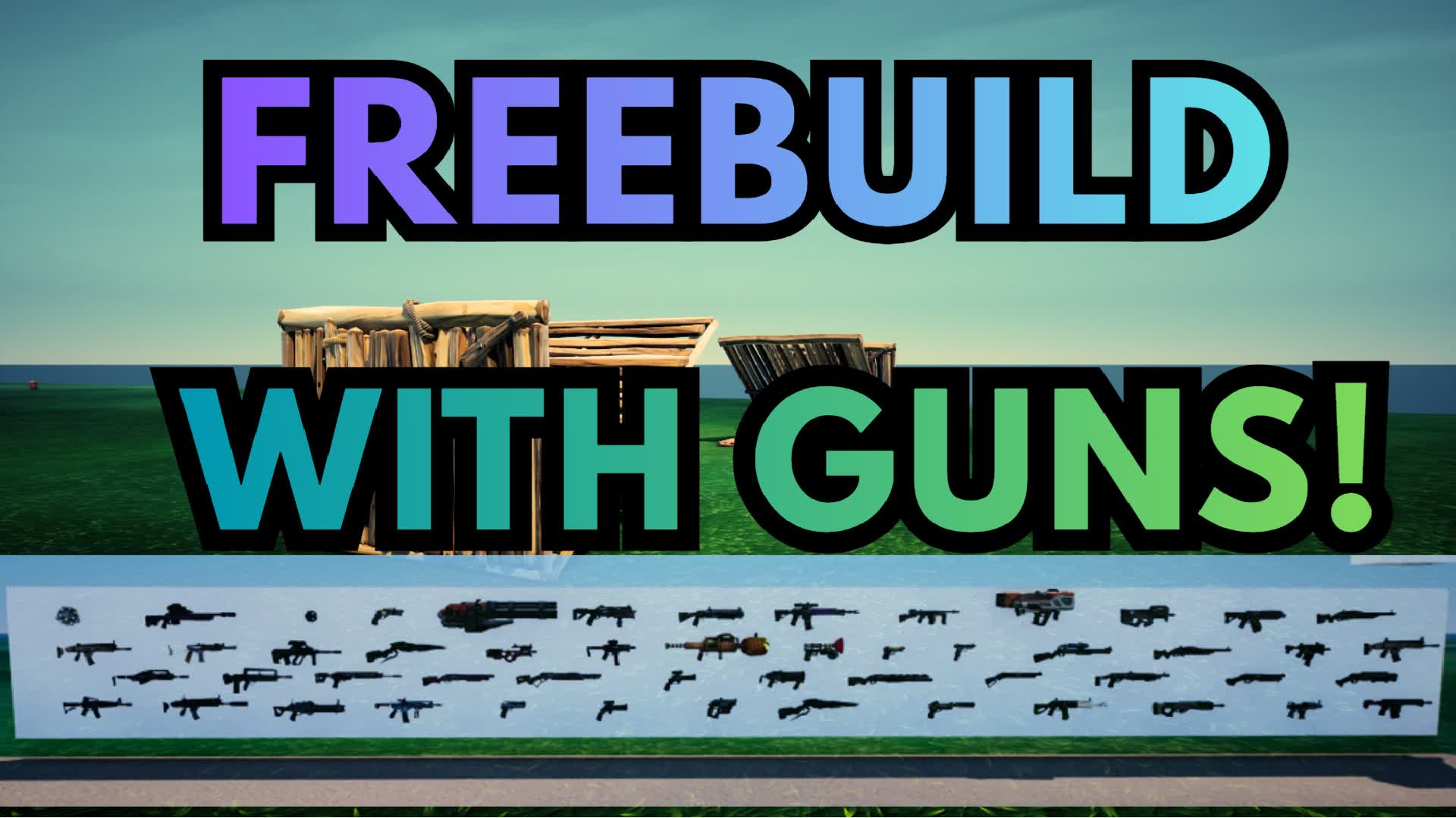 SANDBOX FREEBUILD WITH GUNS! 1v1? 3149-7588-1718 by xpp - Fortnite