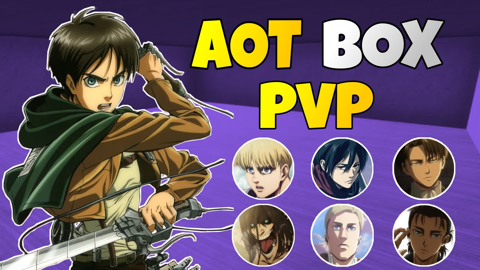 📦 ATTACK ON TITAN BOX PVP 🔫 0973-2223-8604 by foa - Fortnite Creative Map Code - Fortnite.GG