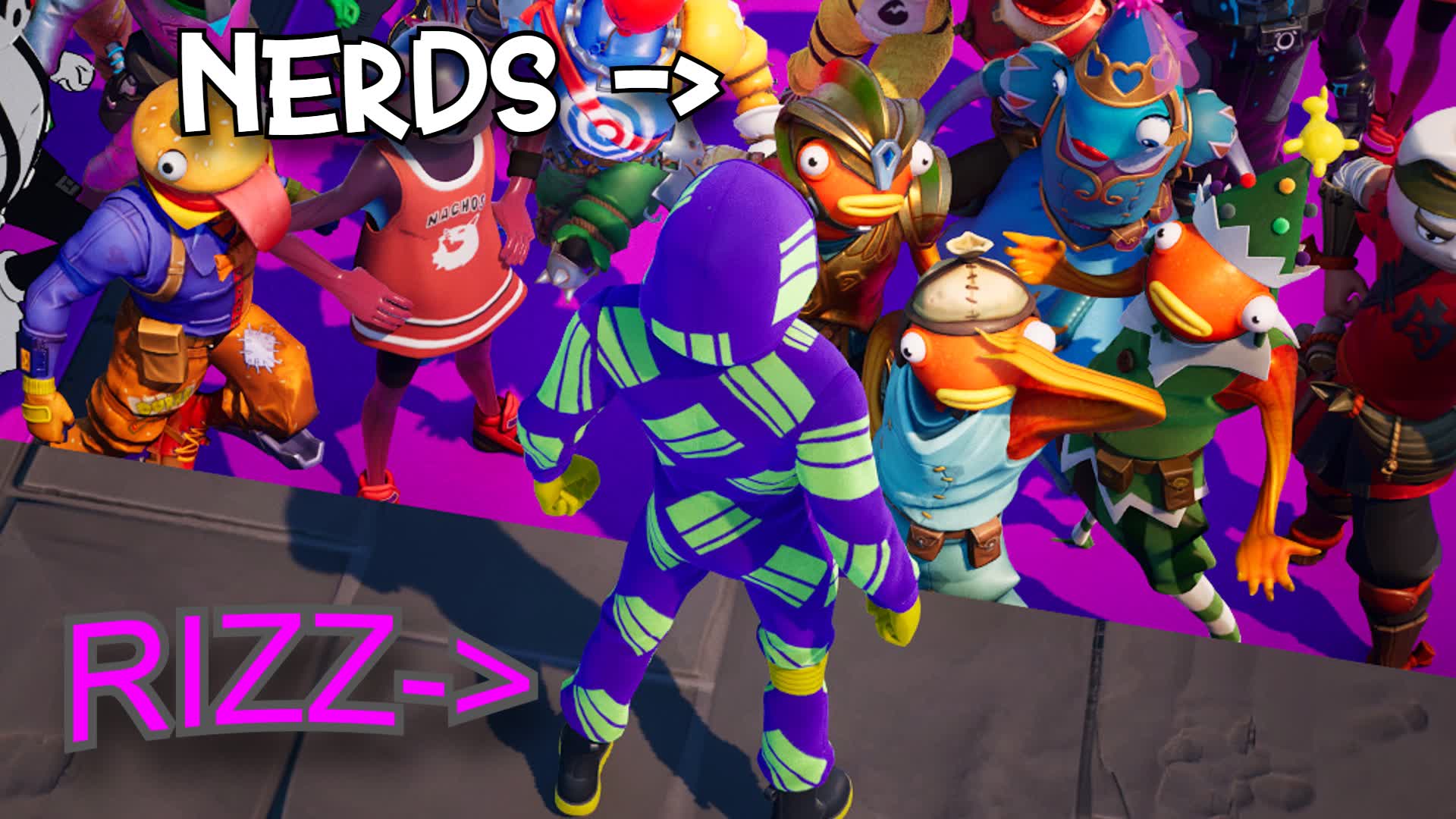 ONLY NERDS 🤣 0185-6974-3617 من ابتكار bitporters - Fortnite