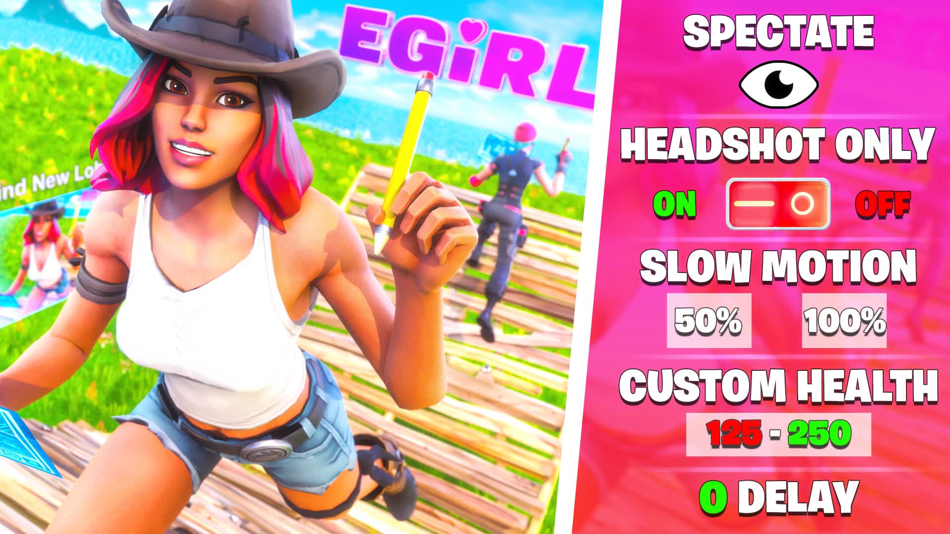 EGiRL 1v1 💋 6059-7020-7937 by ghosthq - Fortnite Creative Map Code - Fortnite.GG
