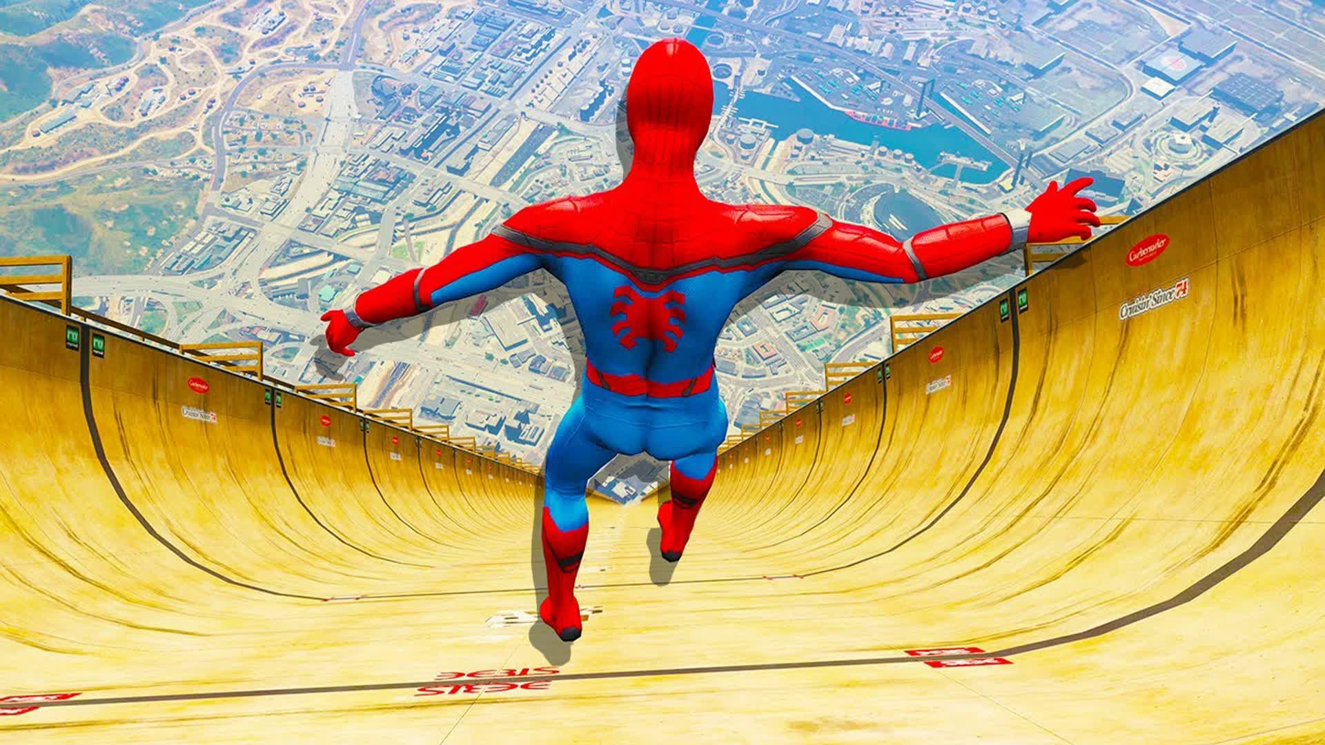 Spiderman mega ramp 4550-4733-8395 by bobasava - Fortnite Creative Map ...