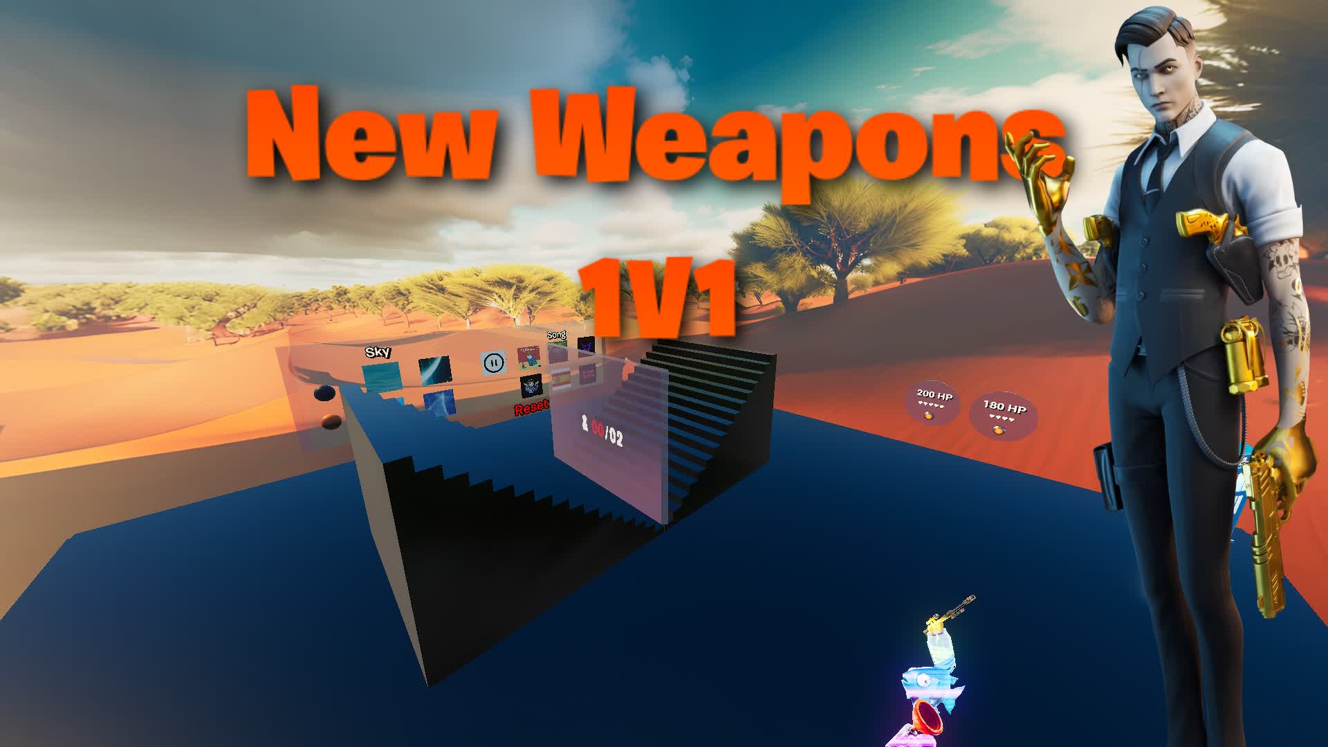 Best 1V1 Map 7342-3970-4356 by landmap - Fortnite Creative Map Code ...