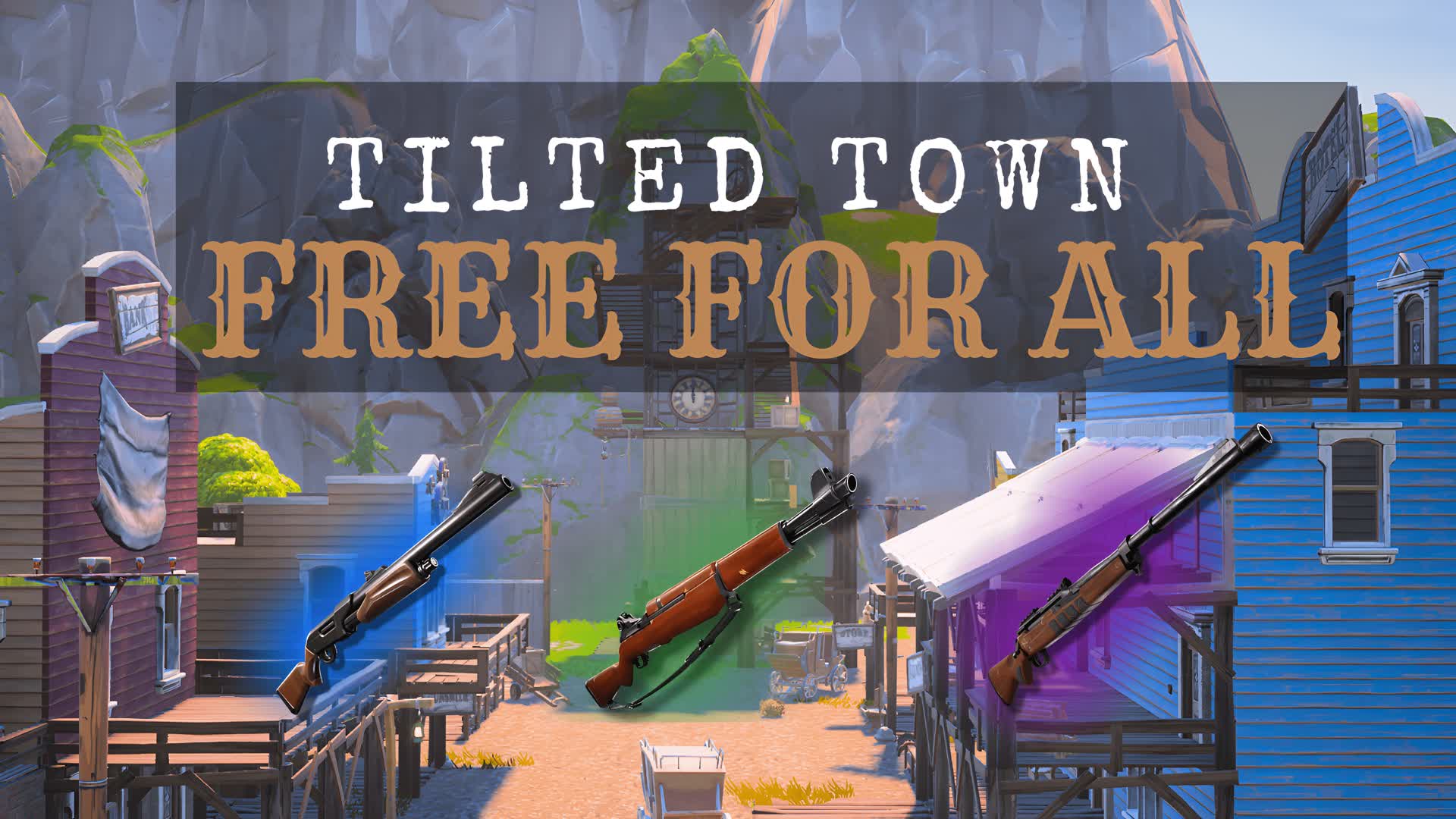 TILTED TOWN FREE FOR ALL ⭐️ 3847-7444-8359 by panthers2k - Fortnite Creative Map Code - Fortnite.GG