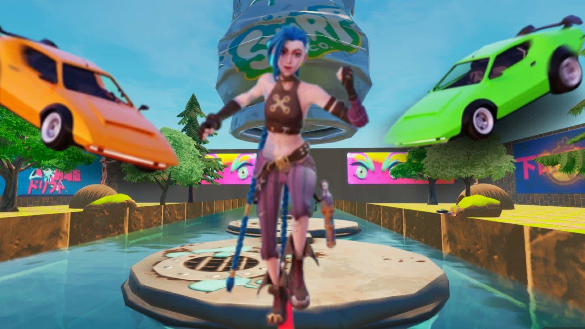 السائق المجنون 8990-8540-8027 by t67 - Fortnite Creative Map Code ...