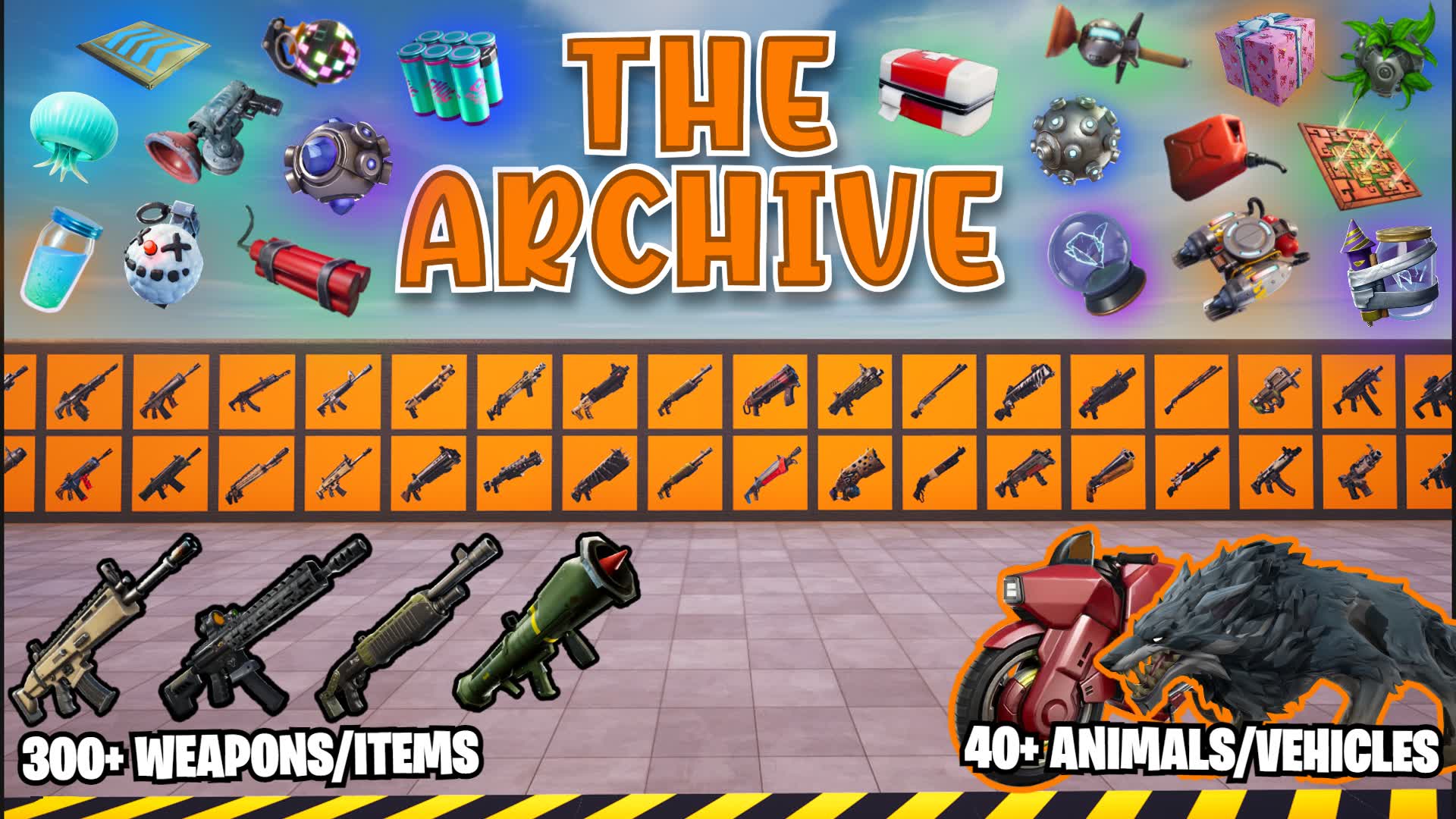 The Archive Freeforall 1133-8209-4932 by starrex - Fortnite Creative ...