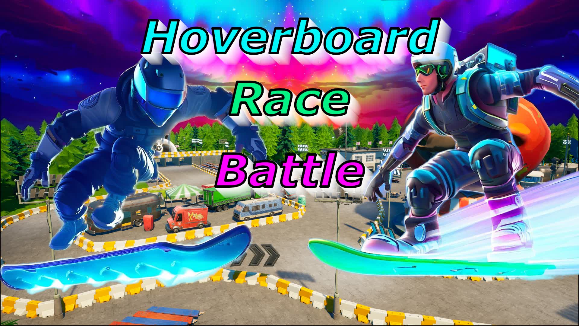 Hoverboard Race Battle 4011-2774-7611 by lootmonger - Fortnite Creative ...