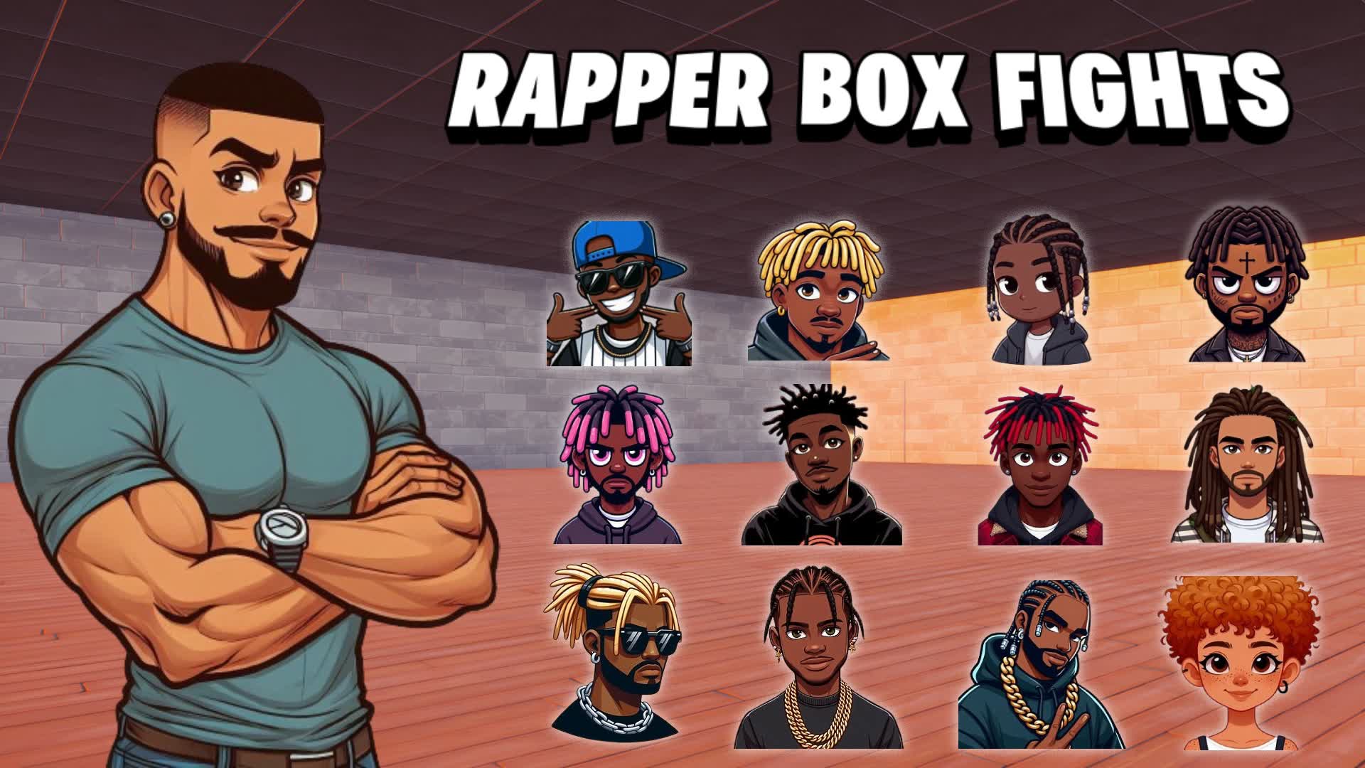 🎤 RAPPER BOX PVP 📦 6092-9813-3097 by jxeezy - Fortnite Creative Map ...
