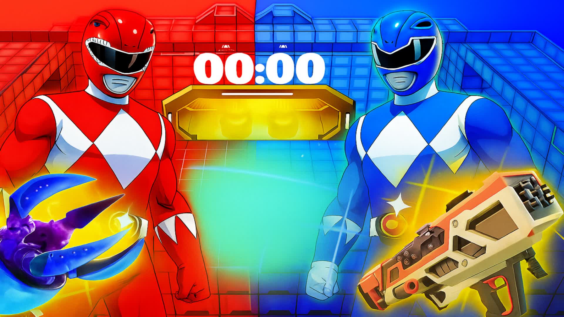 CRAZY POWER RANGERS RED VS BLUE 🔴🔵 7829-5254-1071 by klownee - Fortnite ...