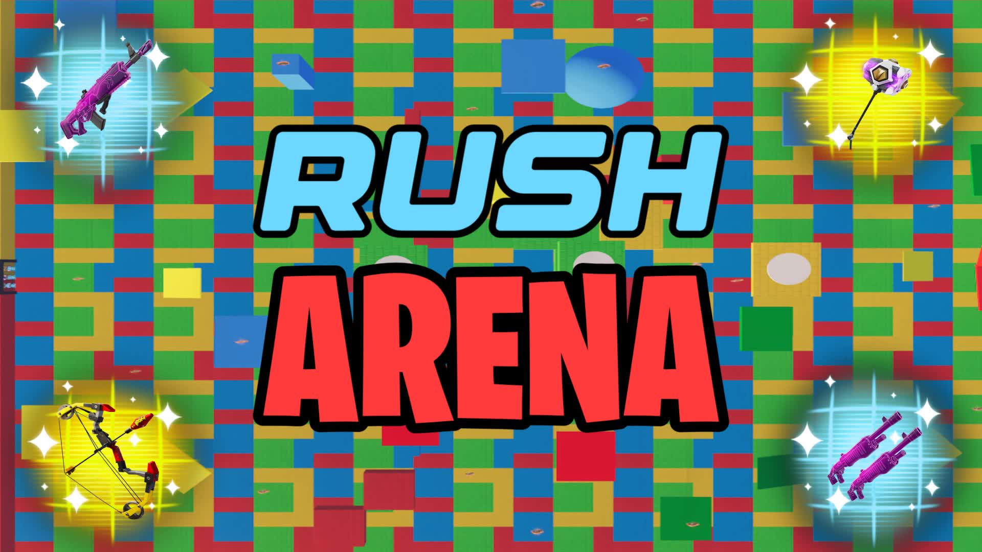 🟥🟦RUSH ARENA!🟨🟩 7741-4564-2491 by grails - Fortnite Creative Map Code - Fortnite.GG