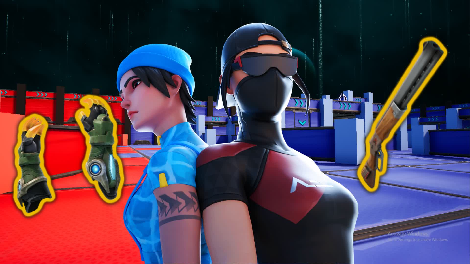 🔥🔴RED VS BLUE TDM🔵🔥 9543-5743-7380 by yoohan - Fortnite Creative Map Code - Fortnite.GG