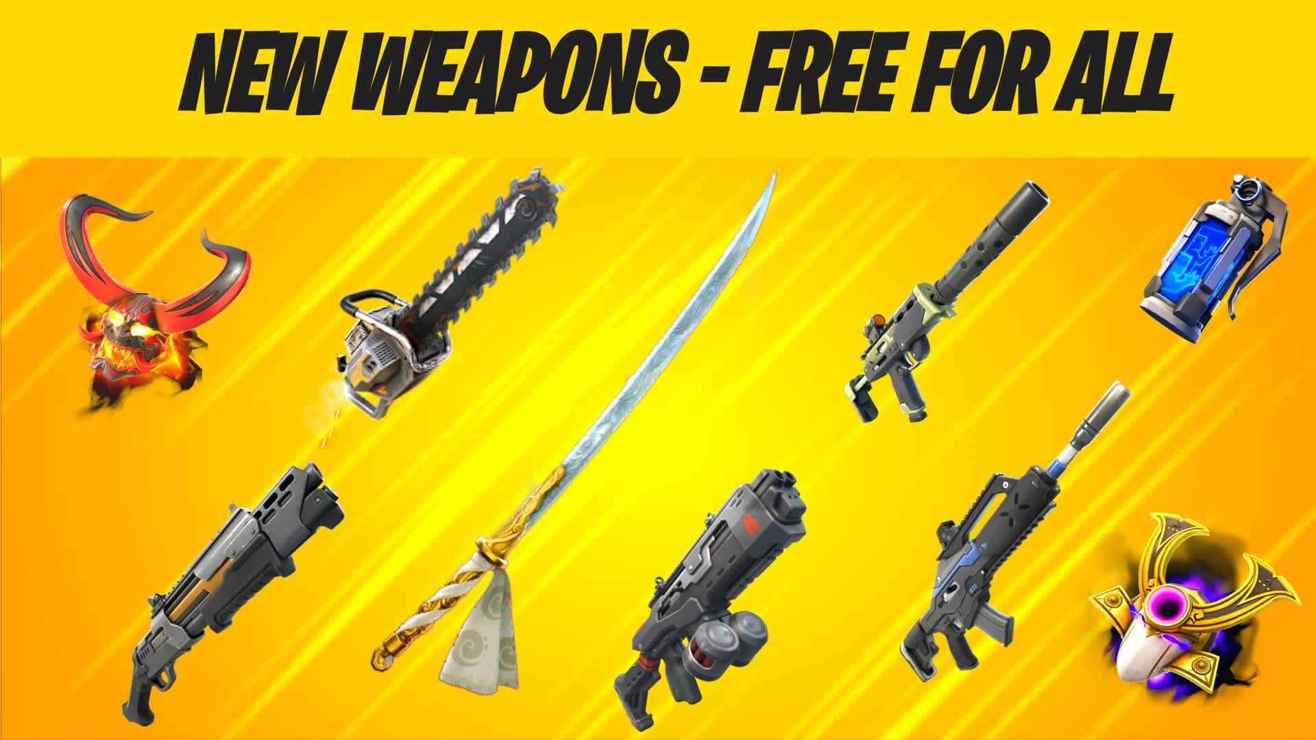 NEW WEAPONS - FREE FOR ALL 7189-7642-9670 by deadgame - Fortnite ...