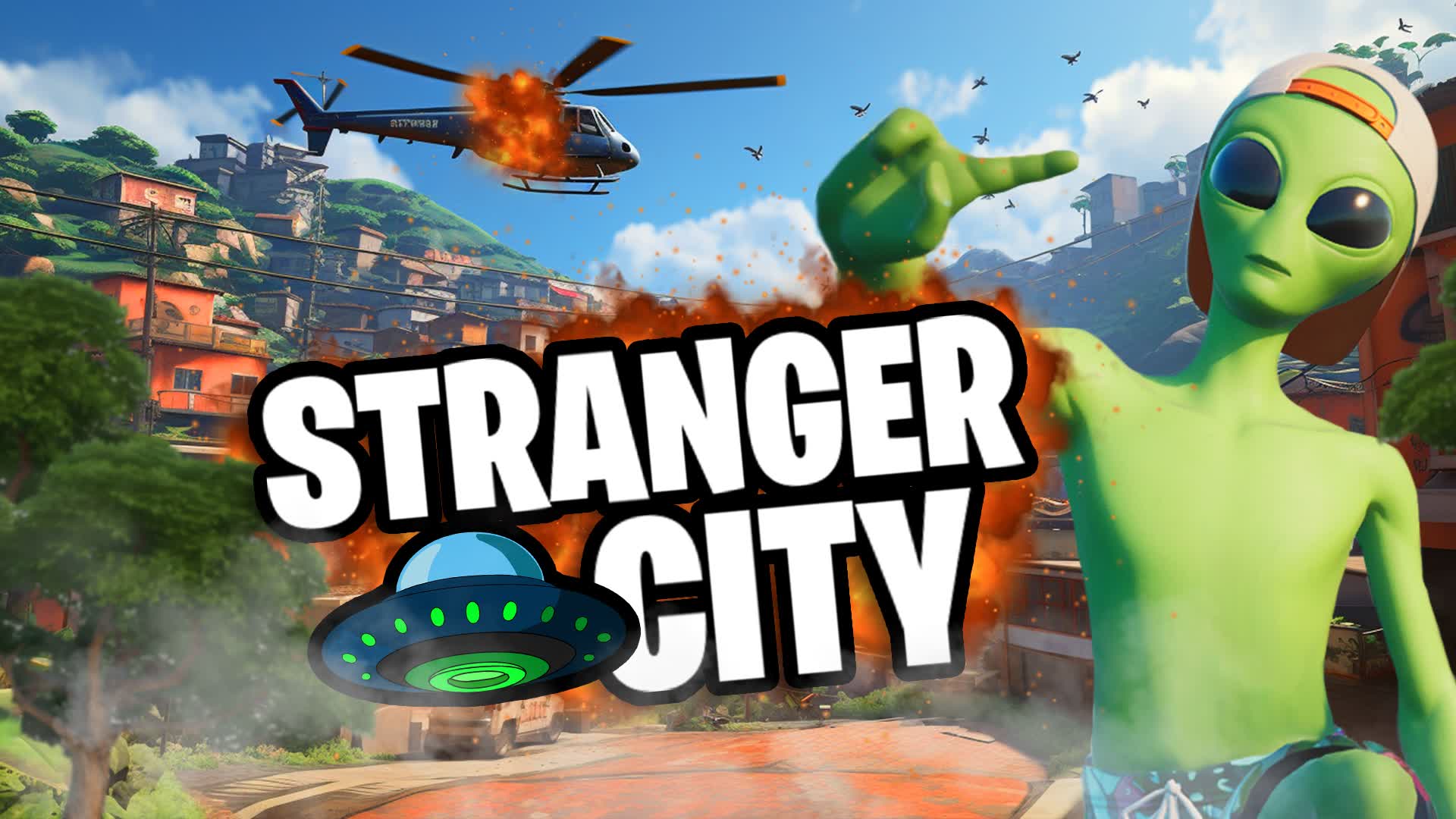 🛸STRANGE CITY🏙️ 7873-7590-9409 by juninhomg - Fortnite Creative Map ...