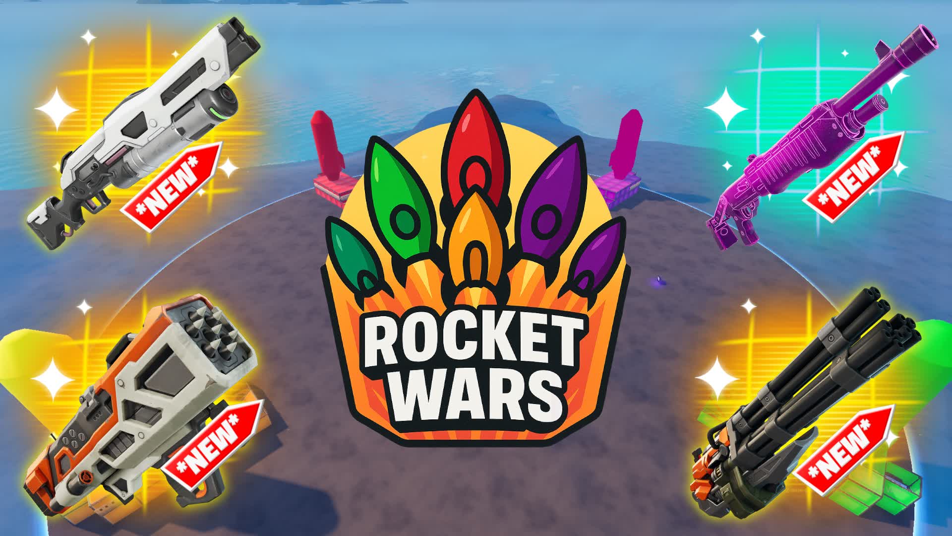 ROCKET 🚀 ZONE WARS 5614-8261-4946 by toti - Fortnite Creative Map Code ...