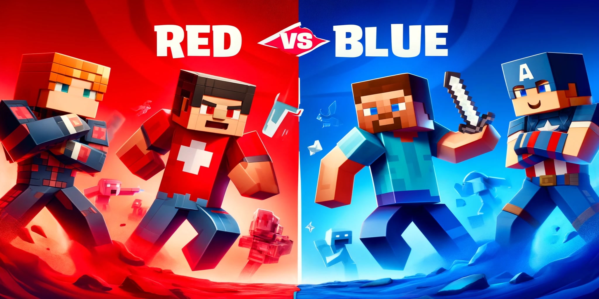 🔴RED VS BLUE💎 MINECRAFT 0354-6922-8917 by aveman - Fortnite Creative ...