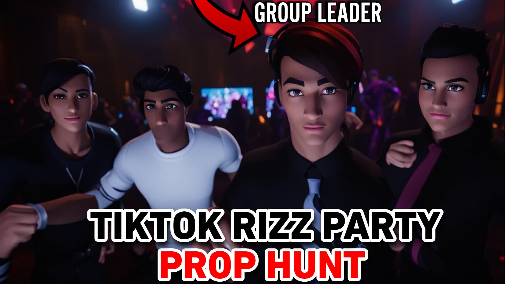 TIKTOK RIZZ PARTY - PROP HUNT 🔥 4087-5861-5228 by olakei - Fortnite ...