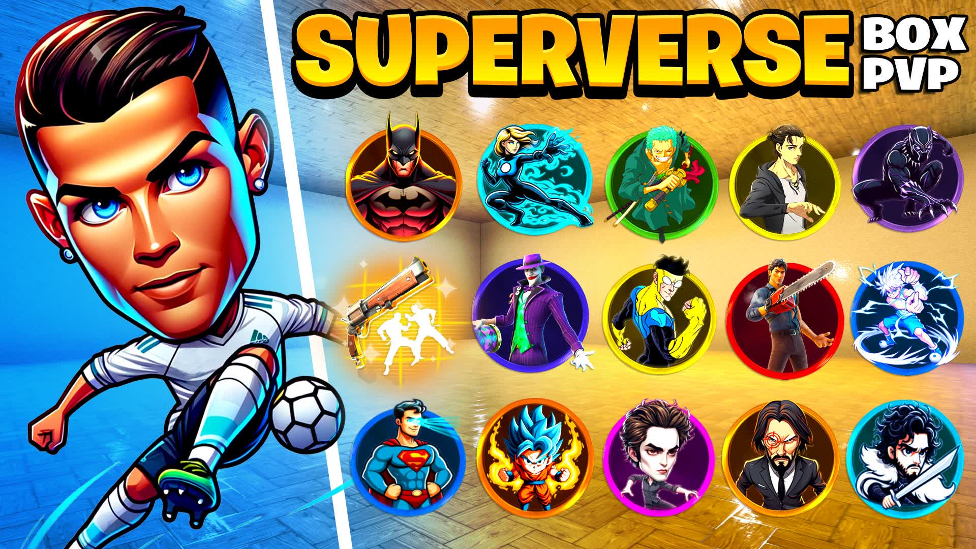 🔥SUPERVERSE BOX PVP 📦 5110-4783-5005 by silviufn - Fortnite Creative Map Code - Fortnite.GG