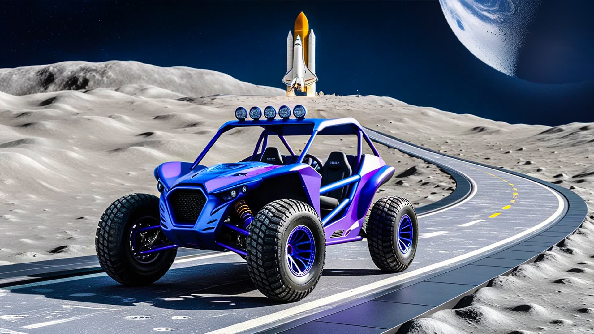 🌕REALISTIC MOON ROAD🌕 9580-0327-5209 by maywayday - Fortnite Creative ...