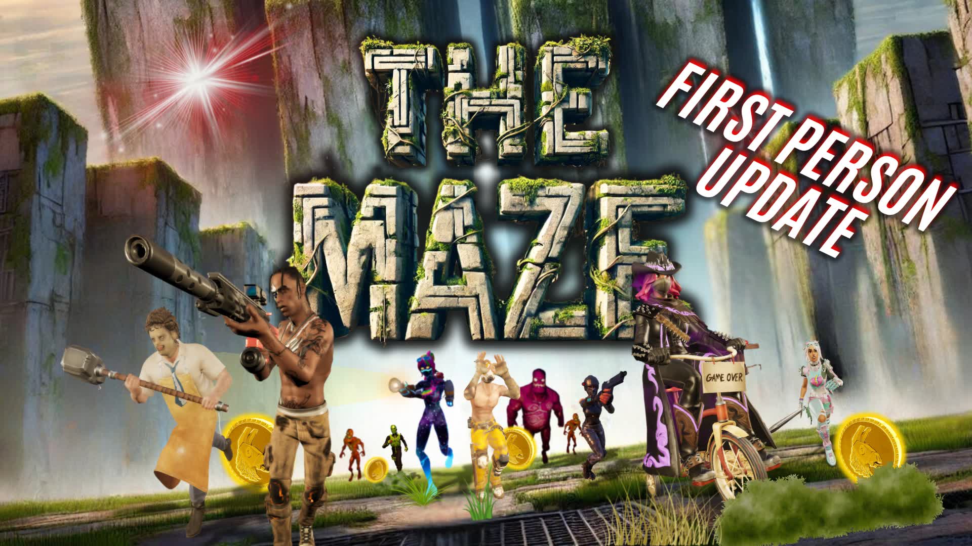 Escape The Maze 🧩 1522-5845-1779 من ابتكار djtommy - Fortnite