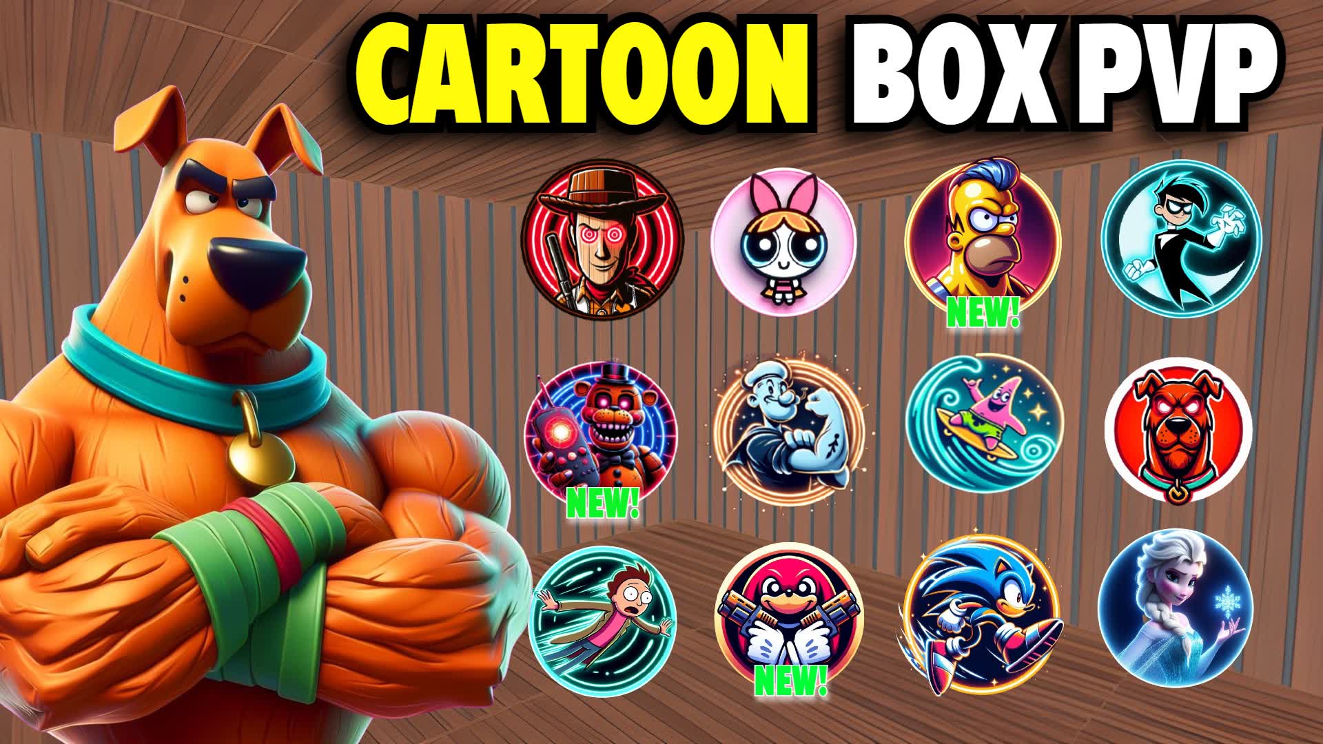 🎥 CARTOON BOX PVP 📦 0744-0950-1267 by codeblz - Fortnite