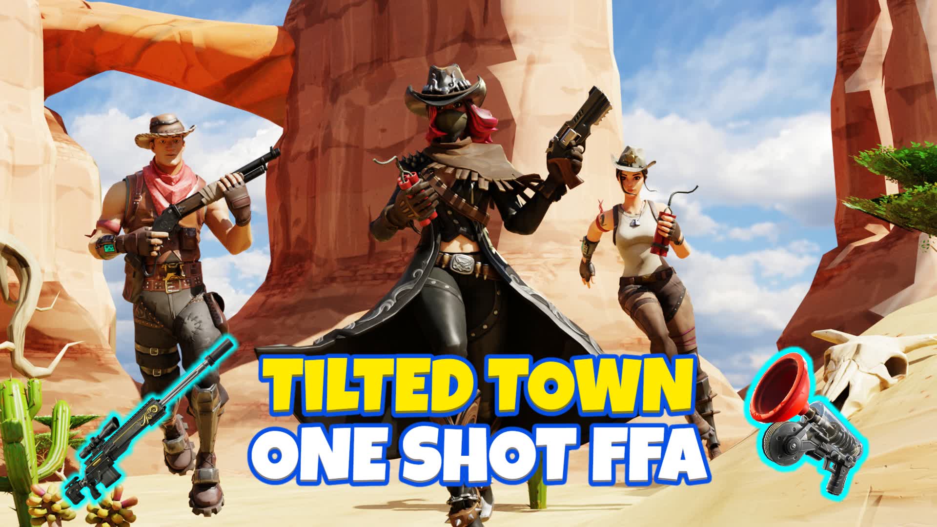 🌵 Tilted Town One Shot FFA 🎯 0005-9626-1604 by notchicken - Fortnite ...