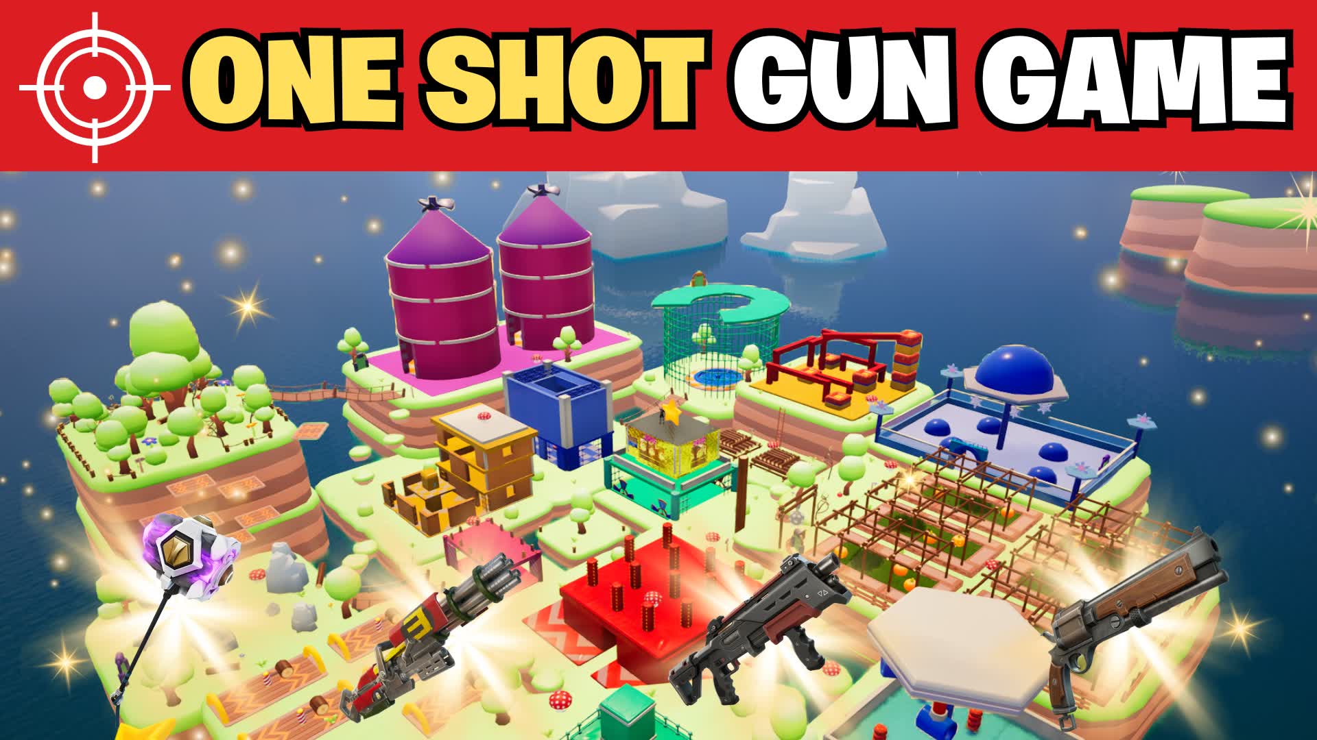 ONE SHOT GUN GAME RANDOM 2457-9767-1481 by joyboy_maps - Fortnite ...