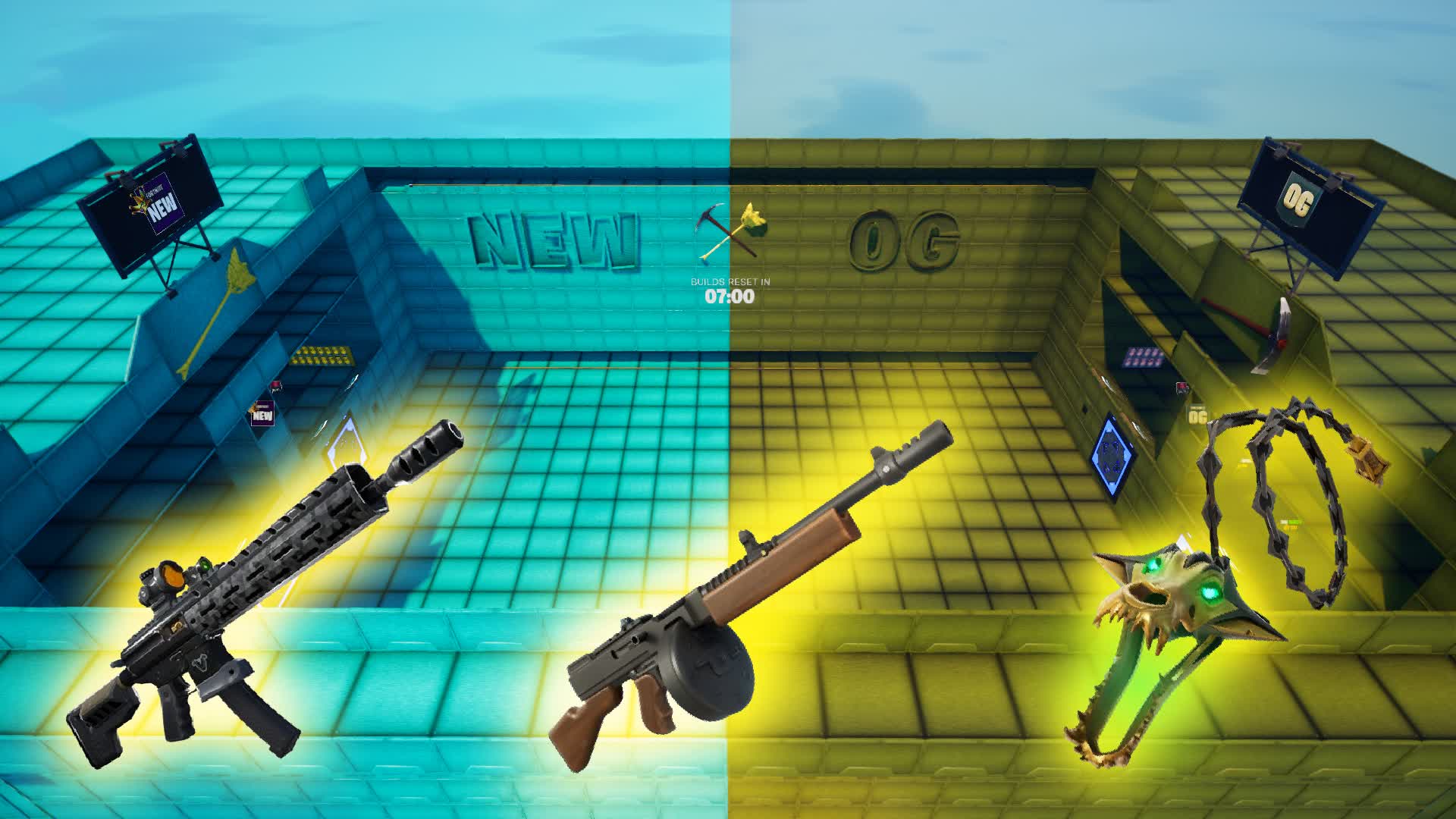 CRAZY OG VS NEW🍏🍇 9433-3444-4158 by deathmatch - Fortnite