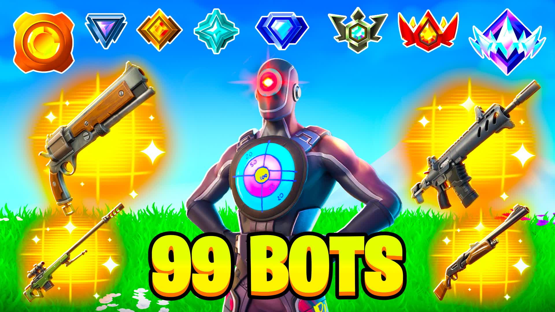 99 BOTS RANKED ⭐ - 1466-3852-9373 | Fortnite Zone