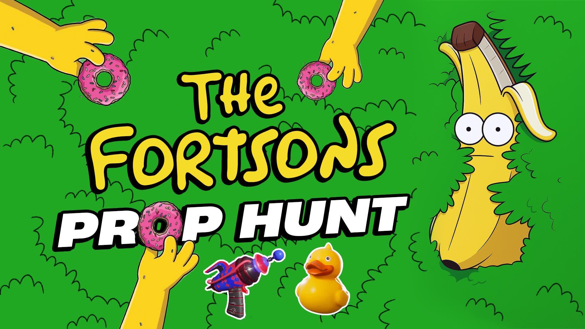🍩 THE SIMPSONS PROP HUNT GAME 5196-1475-7812 by lave - Fortnite