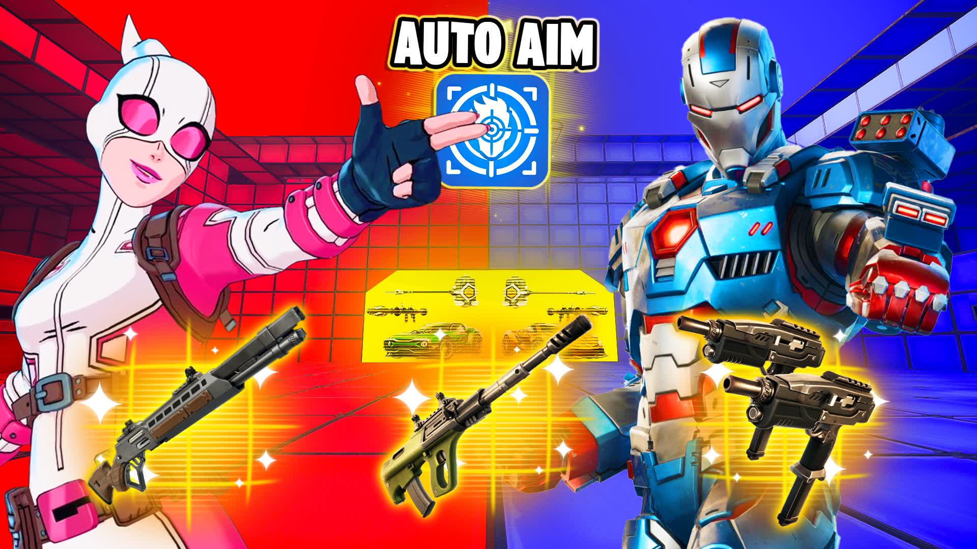 TURBO RED VS BLUE 🔴🔵 9057-0670-2020 by rockygift2 - Fortnite Creative ...