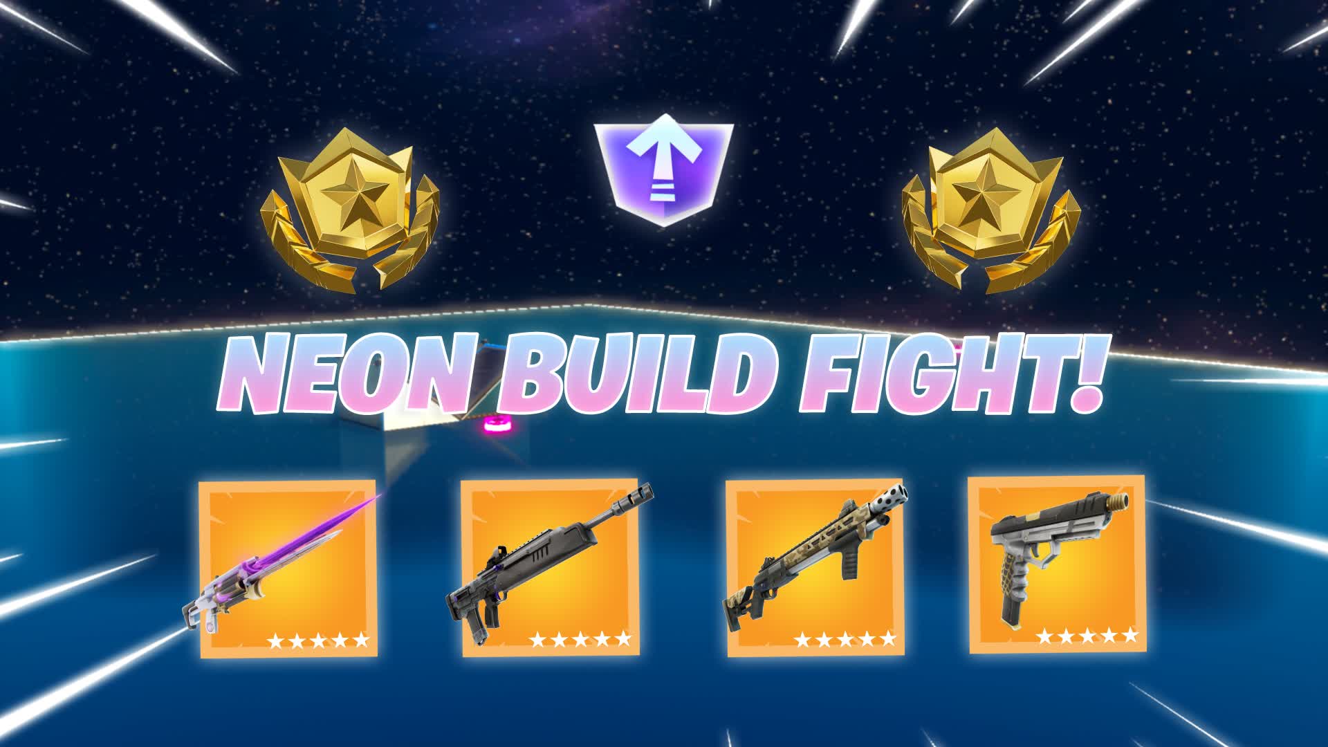 Neon Build Fight 3109-1991-6843 by nsmash - Fortnite Creative Map Code - Fortnite.GG