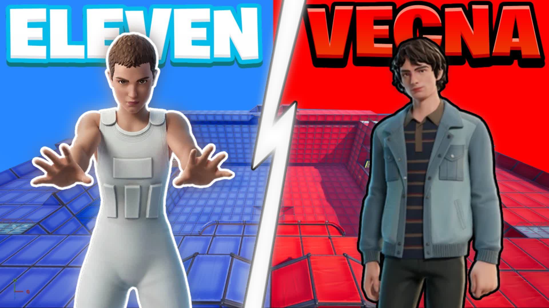 RED VS BLUE 🔴🔵 ELEVEN VS VECNA 0554-4420-5040 by loudeur - Fortnite ...