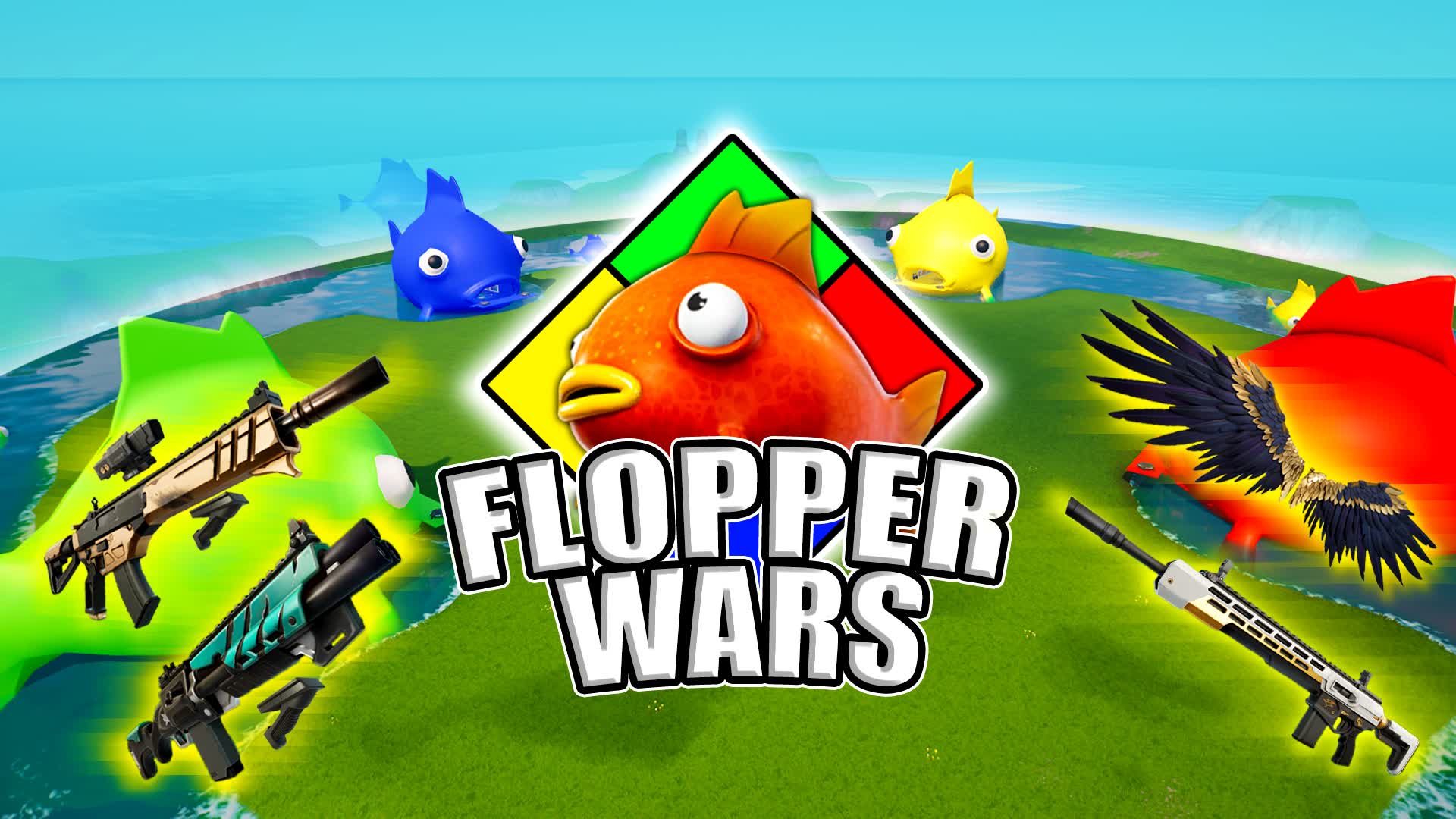🐠 FLOPPER WARS ⭐ 0600-7034-3795 by nexgen_creative - Fortnite Creative ...