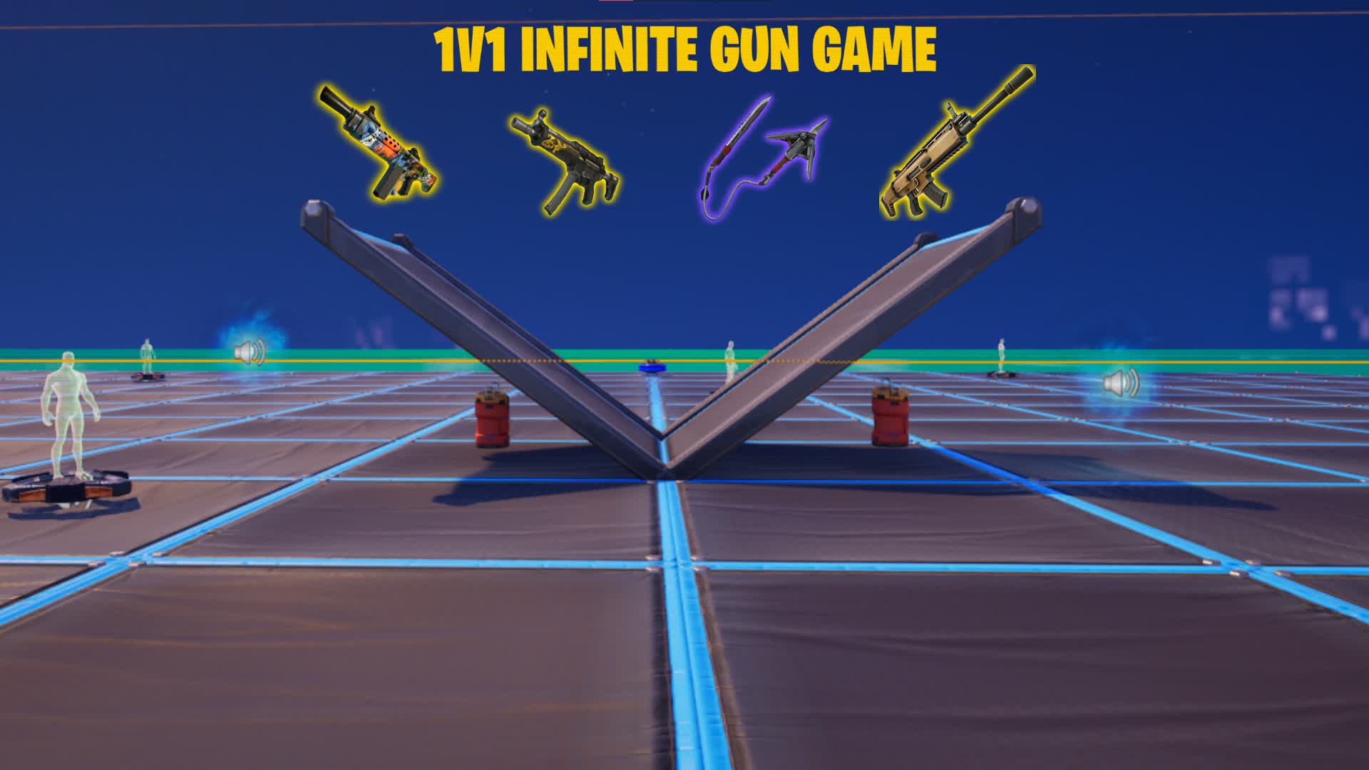 1V1 INFINITE GUN GAME 4321-1573-5548 من ابتكار sui - Fortnite