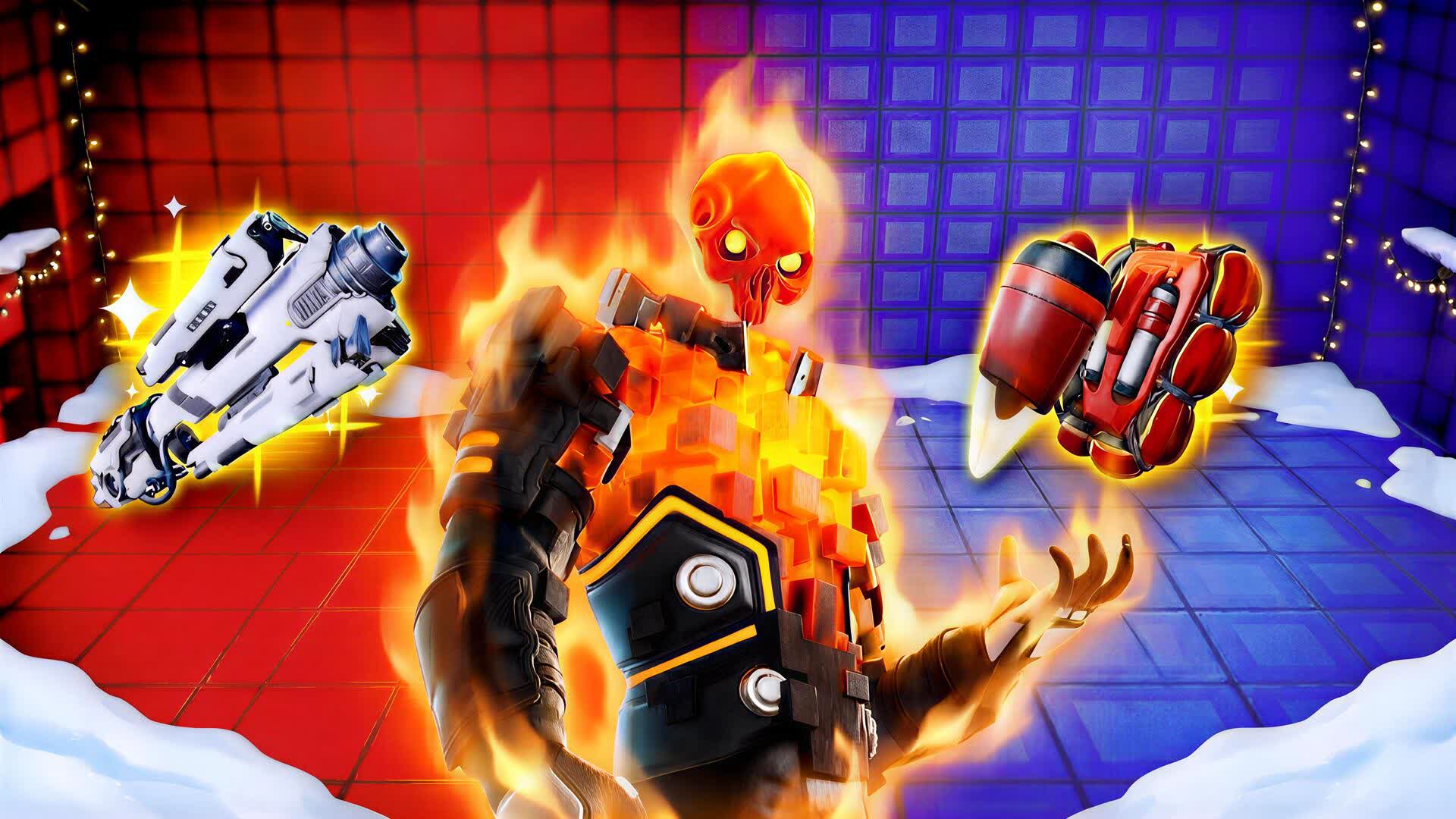 🔴🔵OMEGA RED VS BLUE ☢️ THE FINAL WARS 9122-1684-4636 by zeen1 - Fortnite