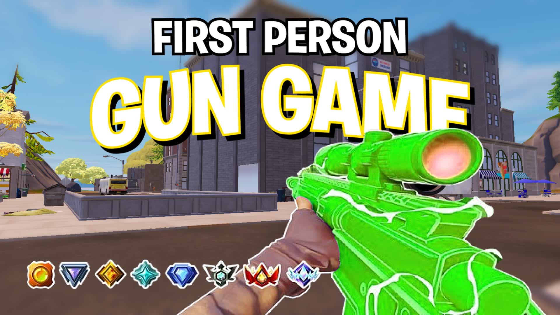 First person gun game [Tilted Towers] 3211-8899-6913 by snipebot ...