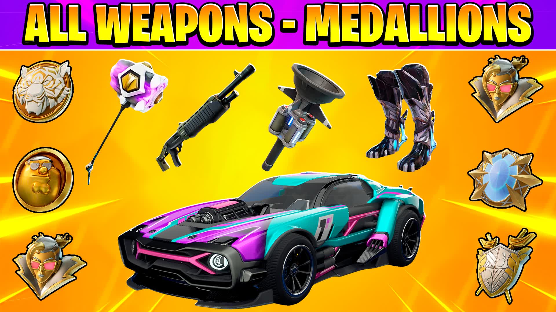 FREE FOR ALL - ALL WEAPONS - MEDALLIONS 8004-2178-5236 by dzejdzejka ...